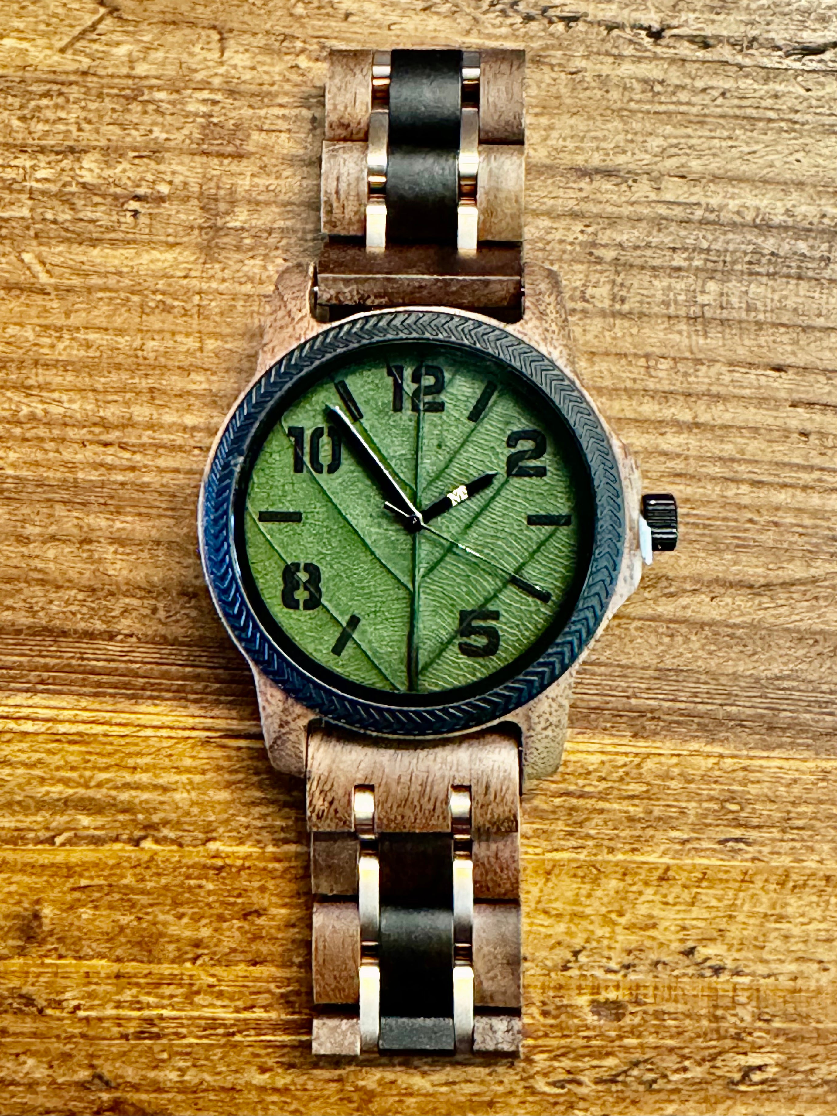 Leaf Dial Wood Watch – Monkey Threads