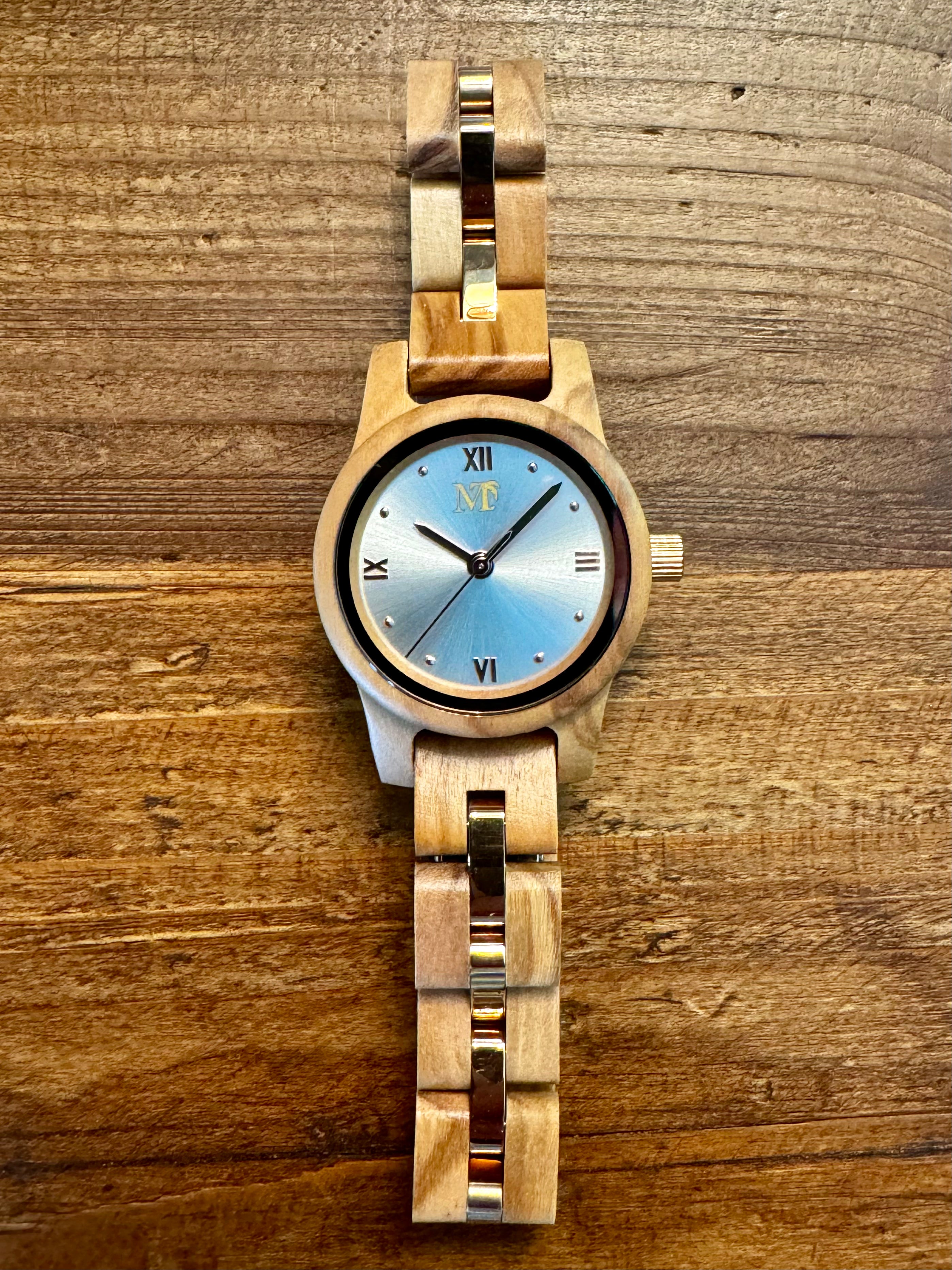 Silver Dial Wood Watch – Monkey Threads